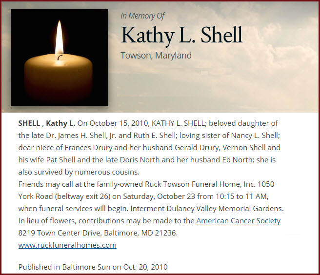 Kathy Shell's Instagram, Twitter & Facebook on IDCrawl