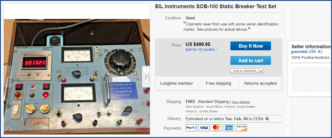 EIL Instruments, Timonium MD, 1973-1977