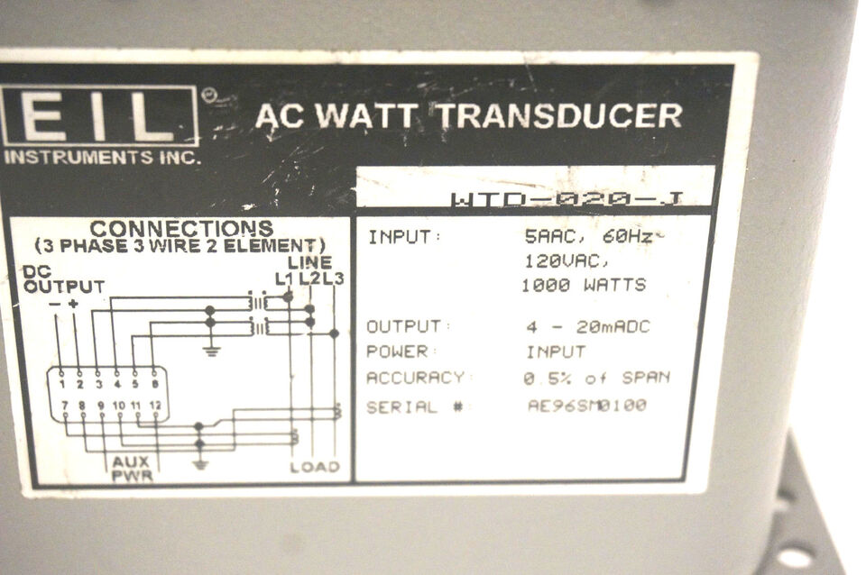 EIL Instruments, Timonium MD, 1973-1977