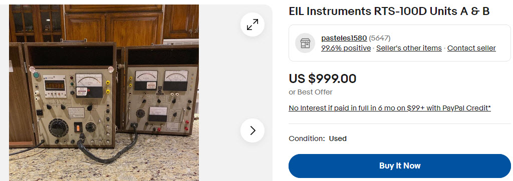 EIL Instruments, Timonium MD, 1973-1977