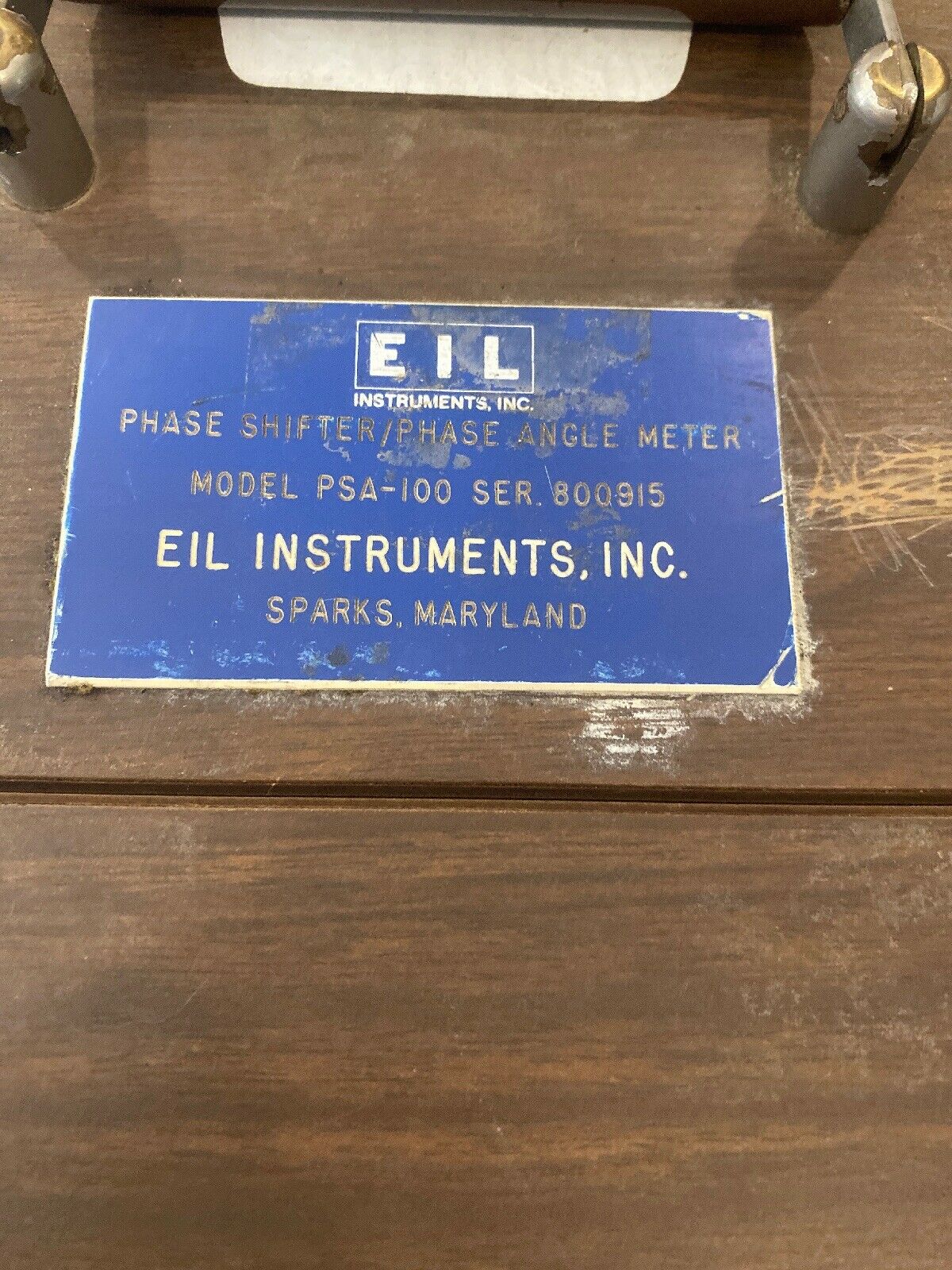 EIL Instruments, Timonium MD, 1973-1977