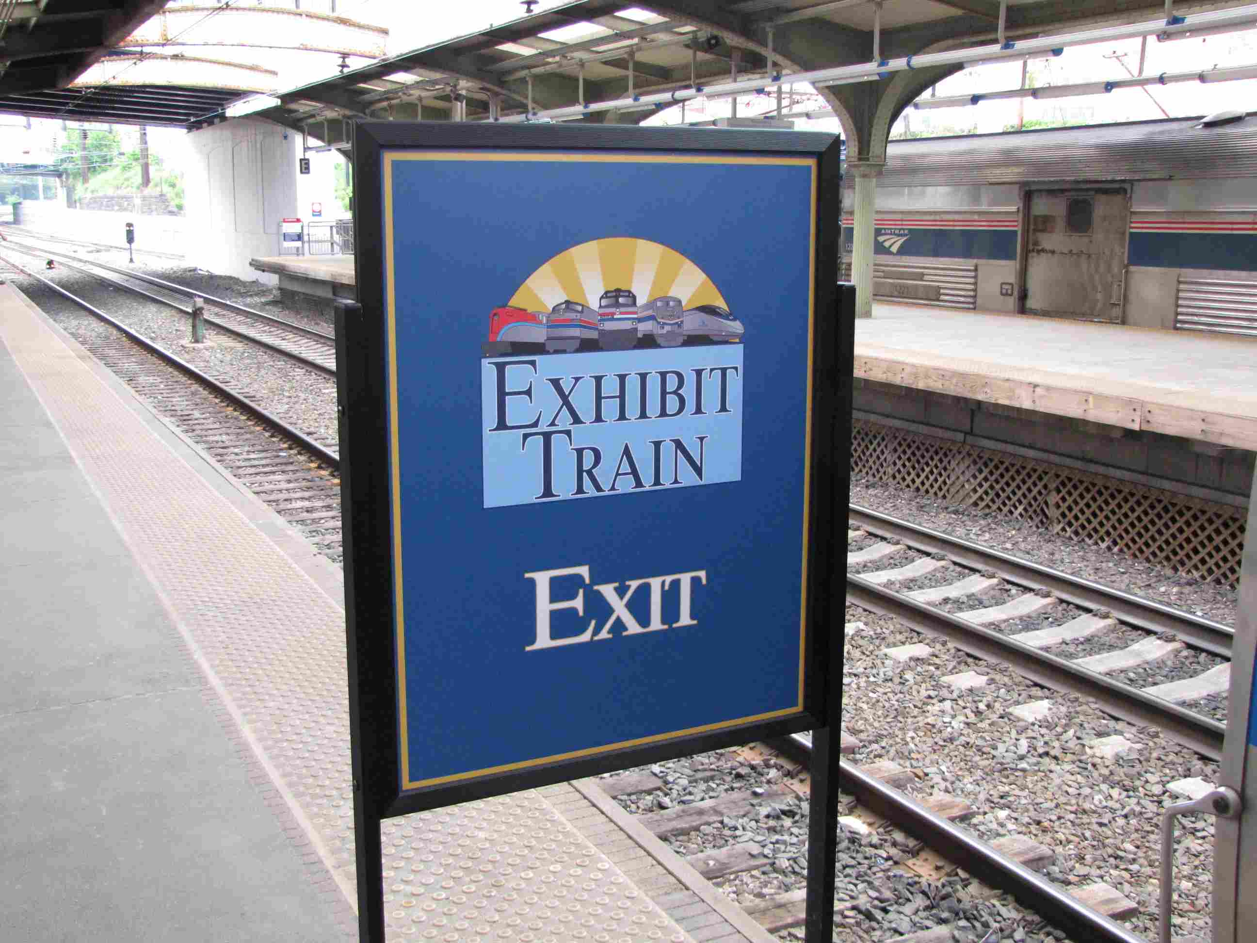 Amtrak's 40th Anniversary Train in Baltimore