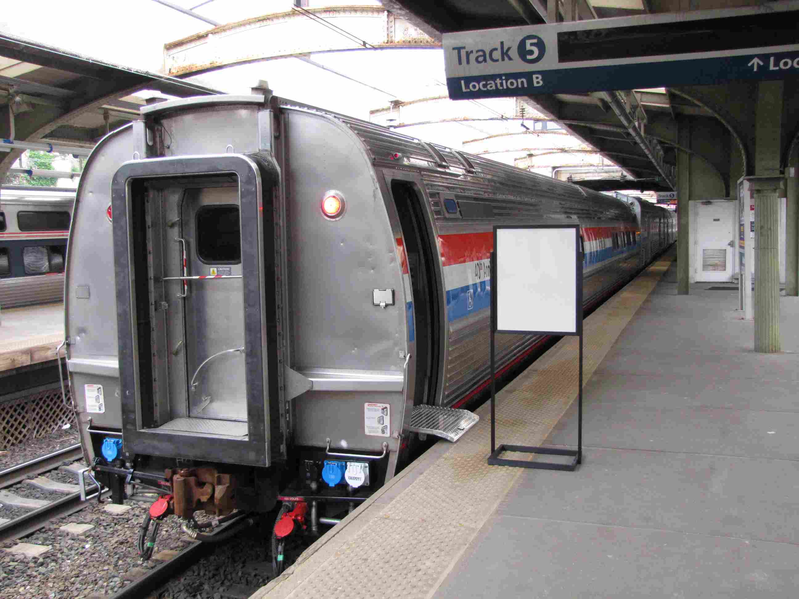 Amtrak's 40th Anniversary Train in Baltimore