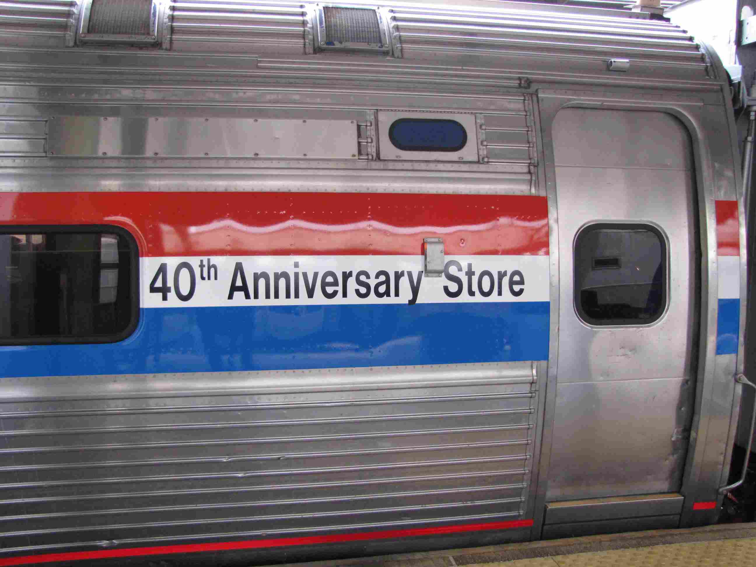 Amtrak's 40th Anniversary Train in Baltimore
