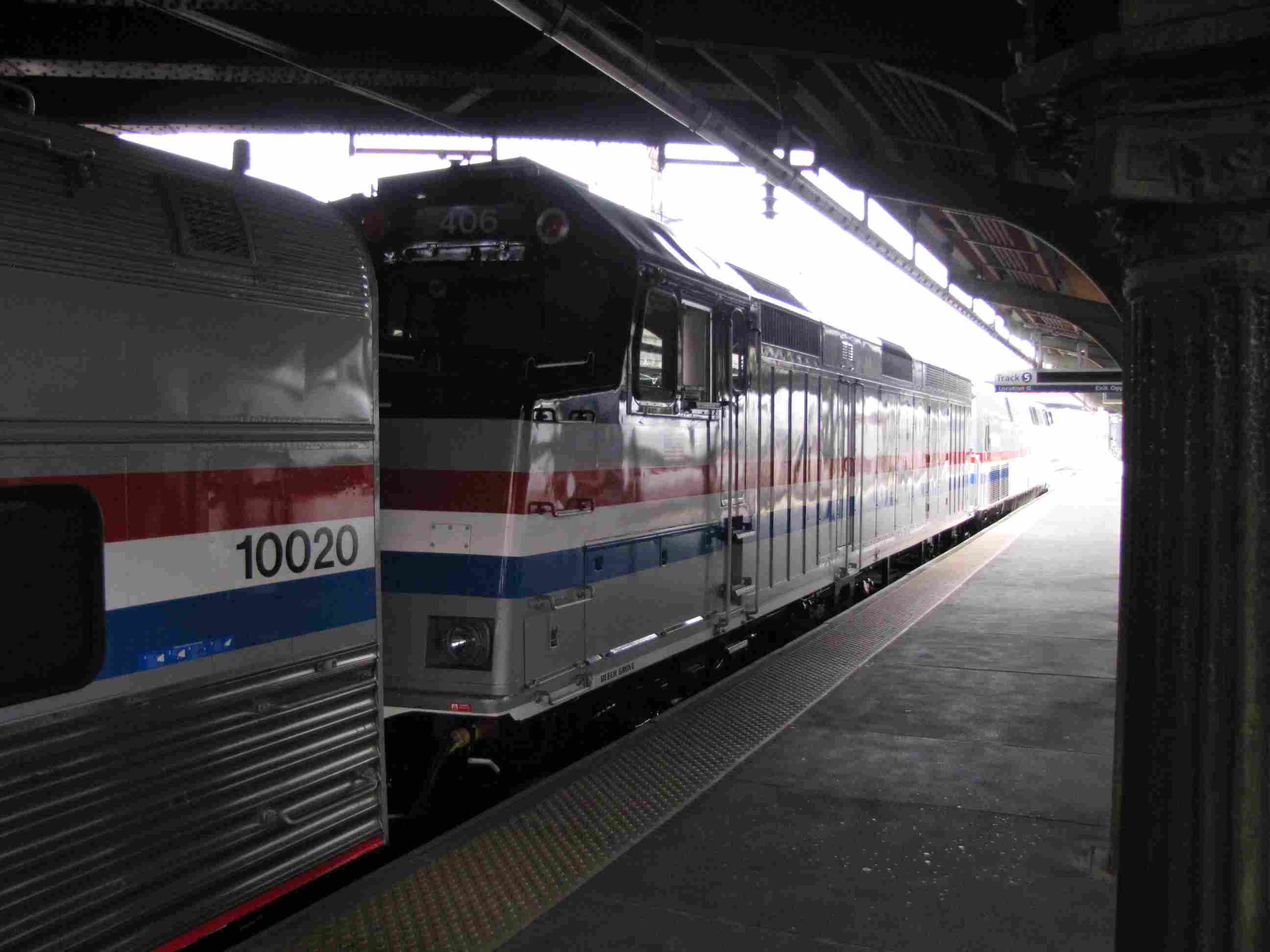 Amtrak's 40th Anniversary Train in Baltimore