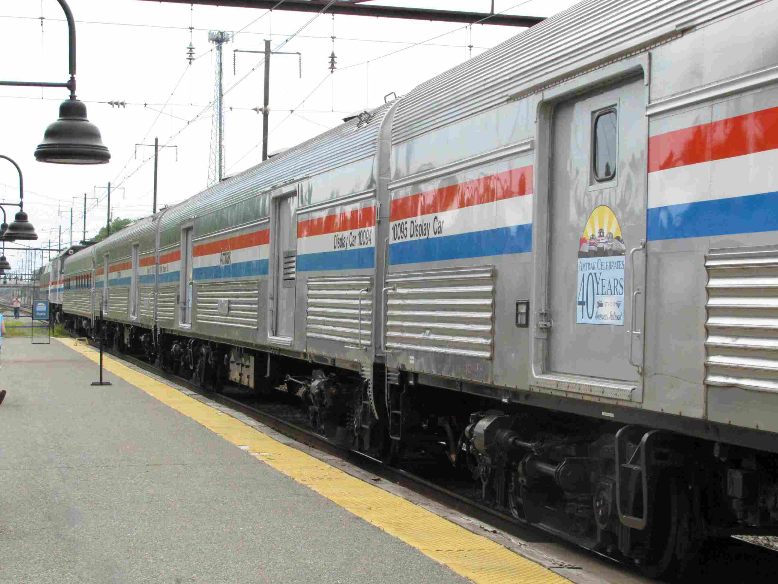 Amtrak's 40th Anniversary Train in Perryville MD