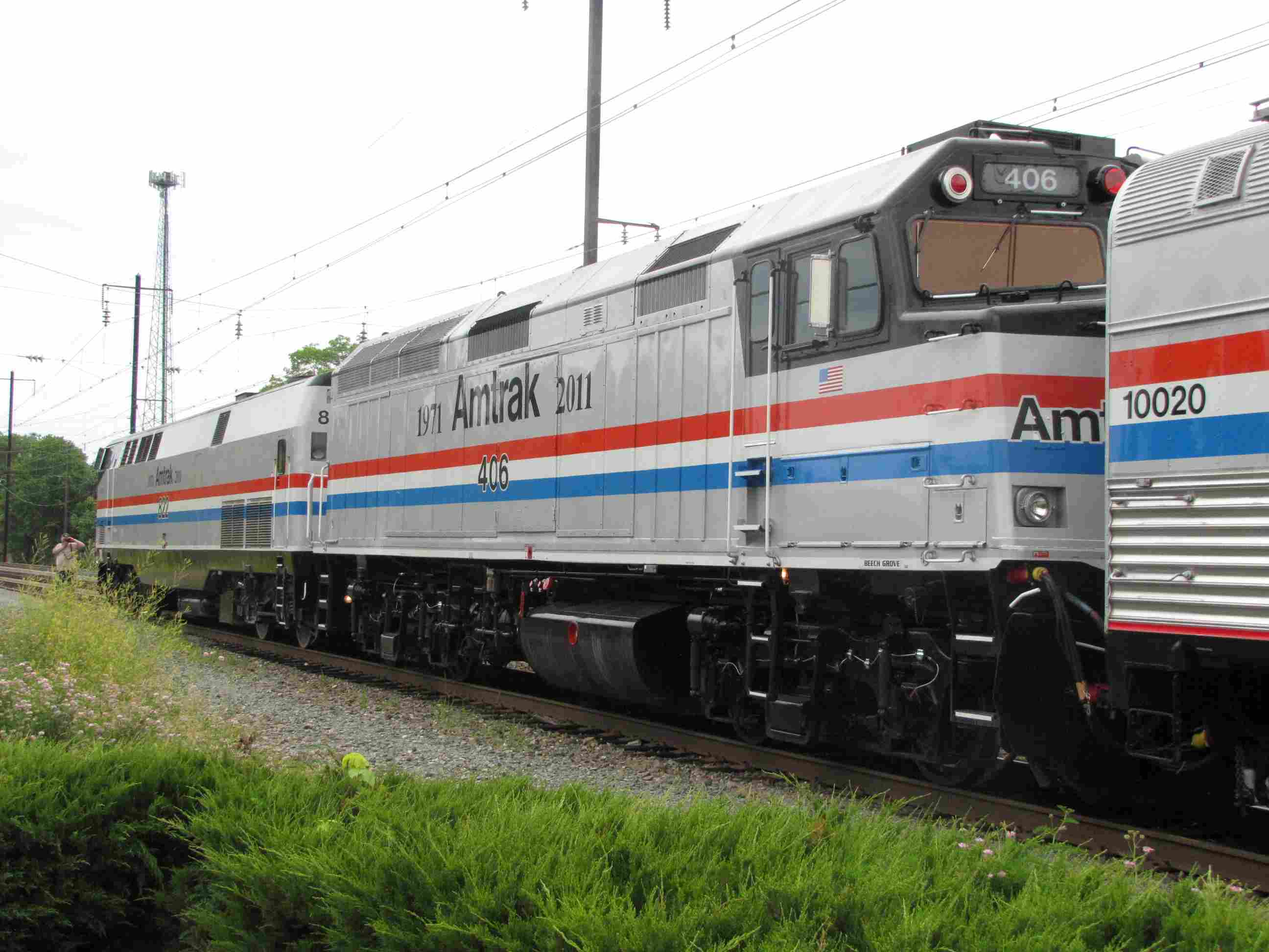 Amtrak's 40th Anniversary Train in Perryville MD