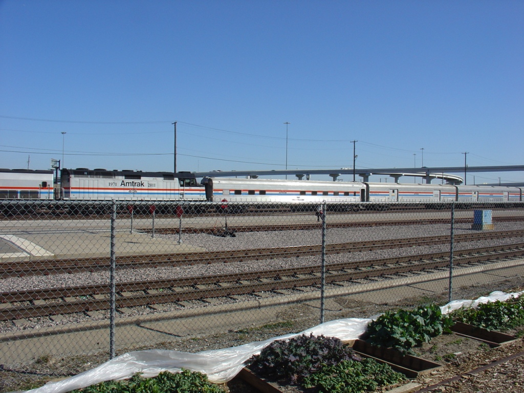 Amtrak's 40th Anniversary Train in Ft Worth TX