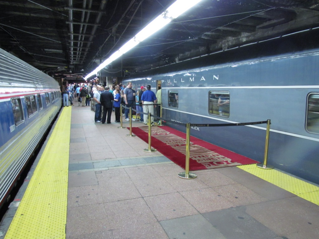Amtrak's 40th Anniversary Train in New York City