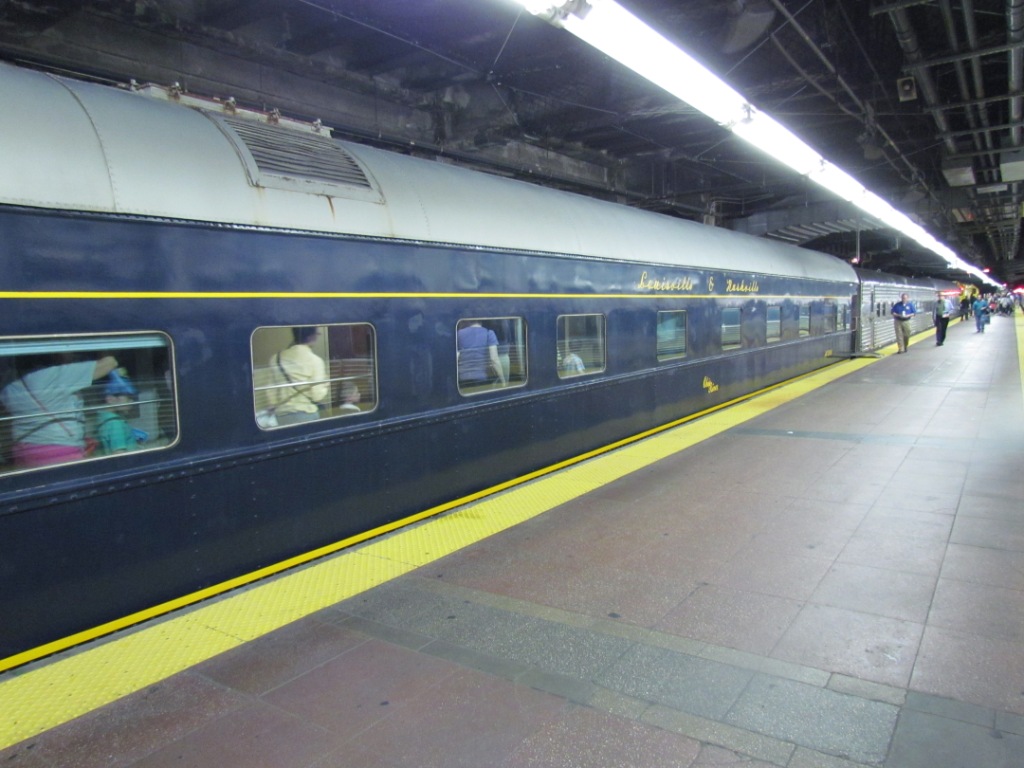 Amtrak's 40th Anniversary Train in New York City