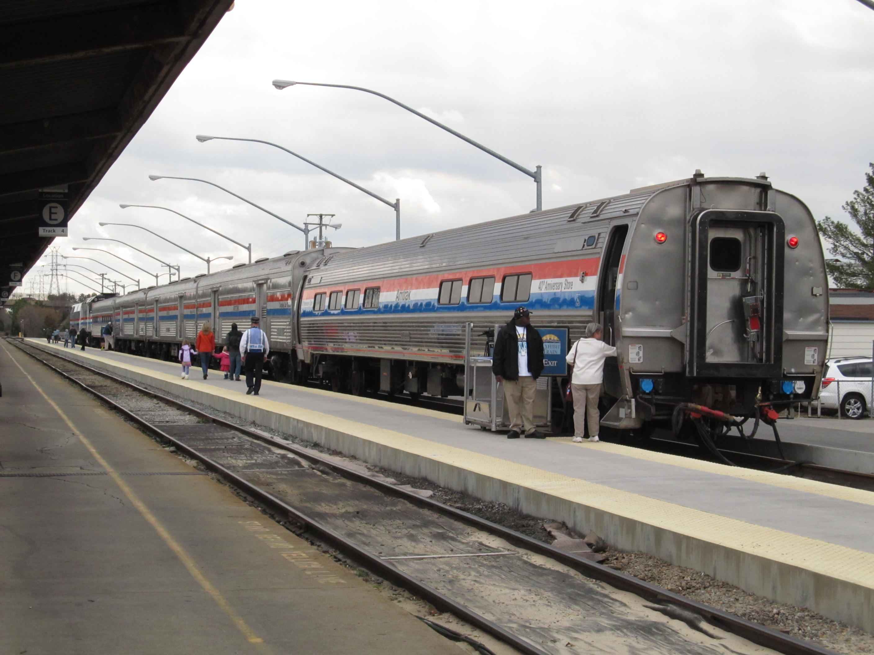 Amtrak's 40th Anniversary Train in Richmond VA