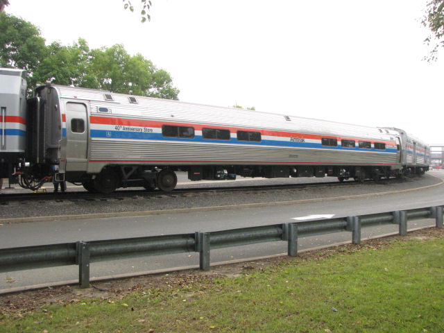 Amtrak's 40th Annivesary Train in Scranton PA