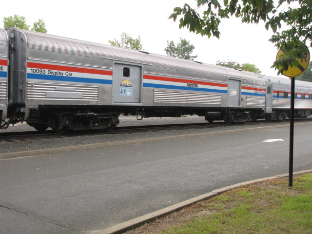 Amtrak's 40th Annivesary Train in Scranton PA