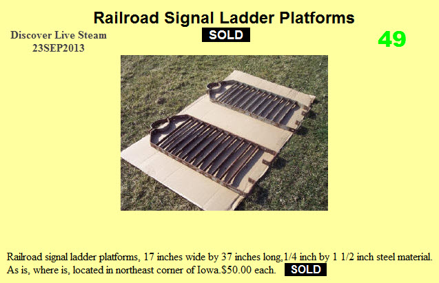 Prices of Railroadiana For Sale