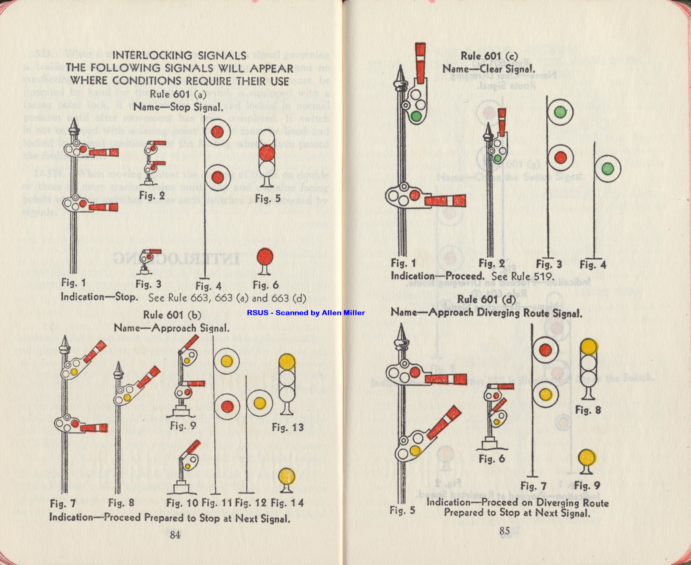 Duluth, Missabe & Iron Range Rwy Signal Aspects 1965