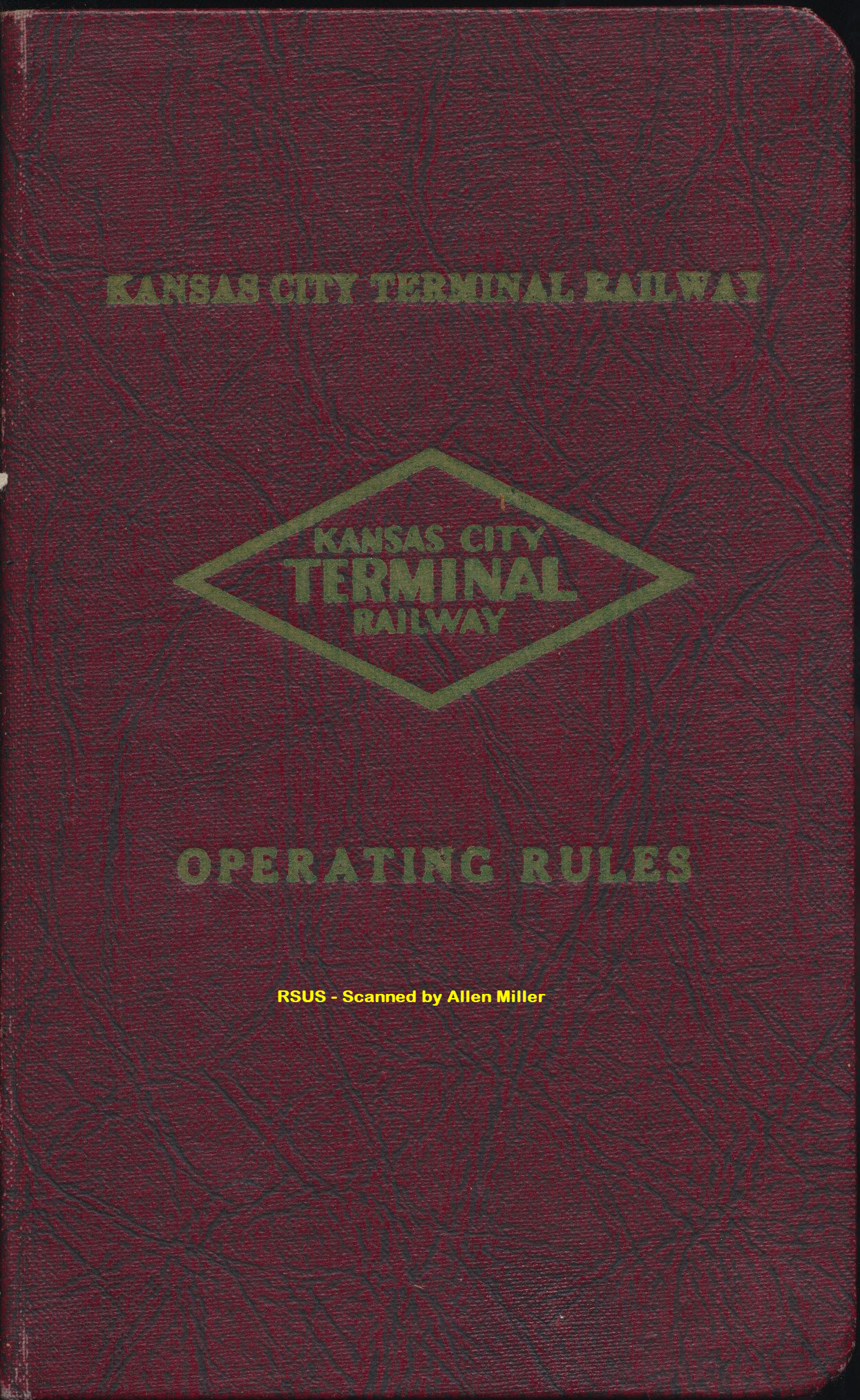 Kansas City TErminal Rwy Signal Aspects 1953