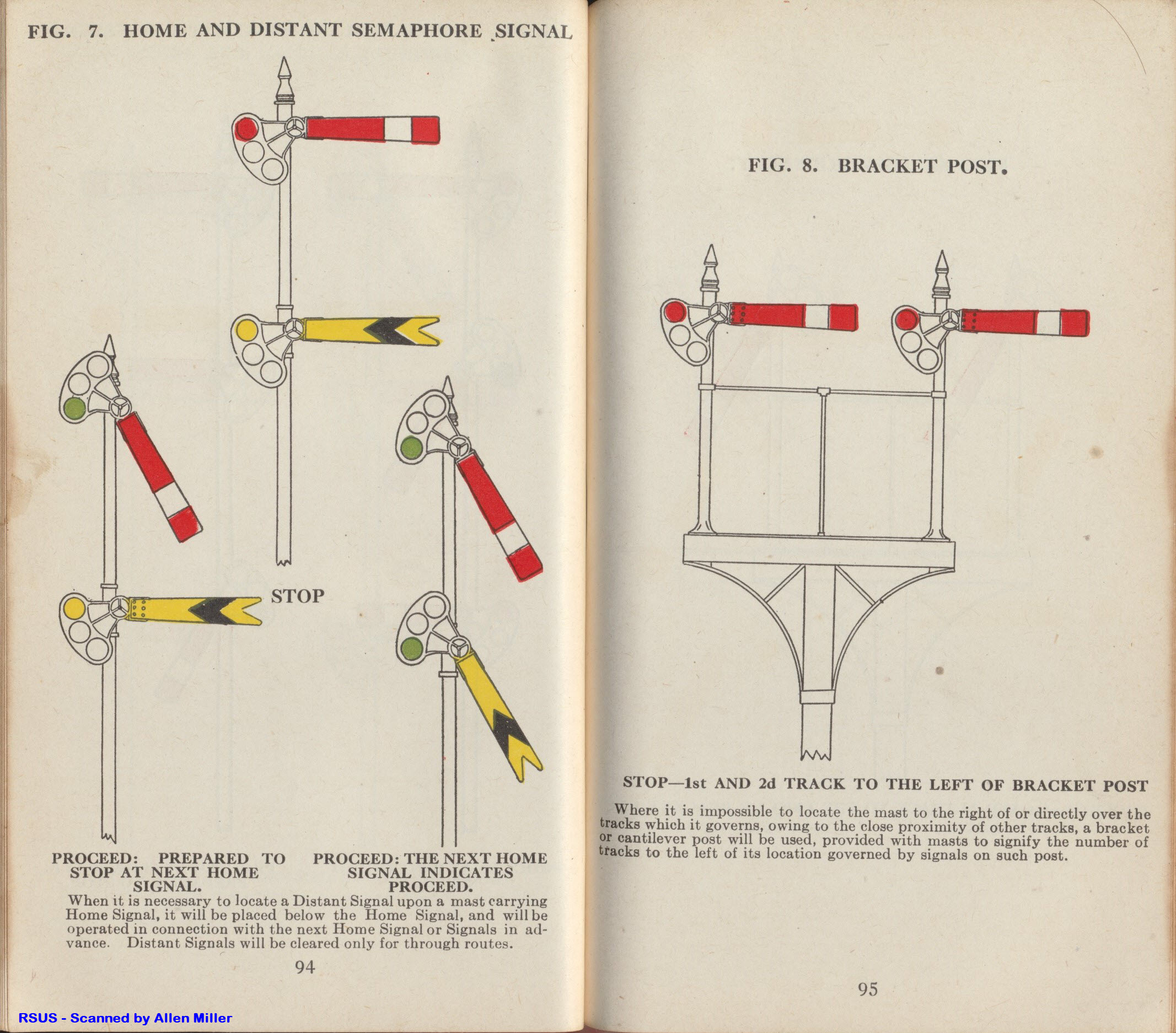 Maine Central RR Signal Aspects 1924
