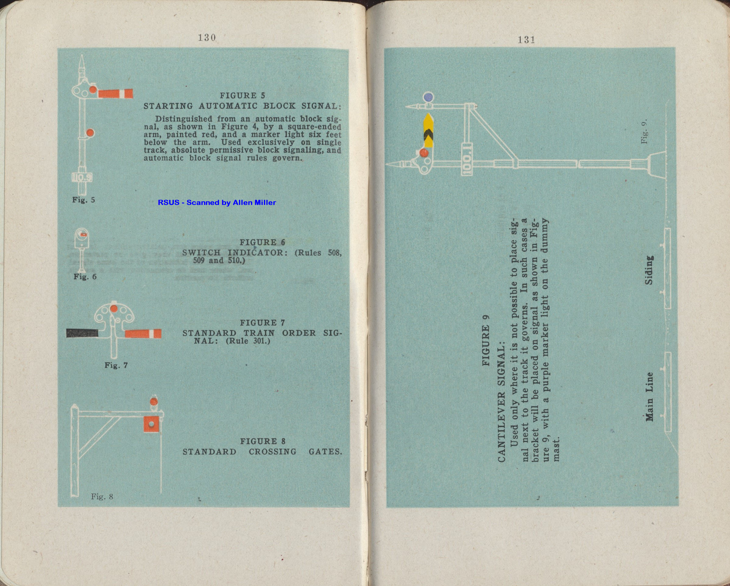 Northern Pacific RR Signal Aspects ~1925