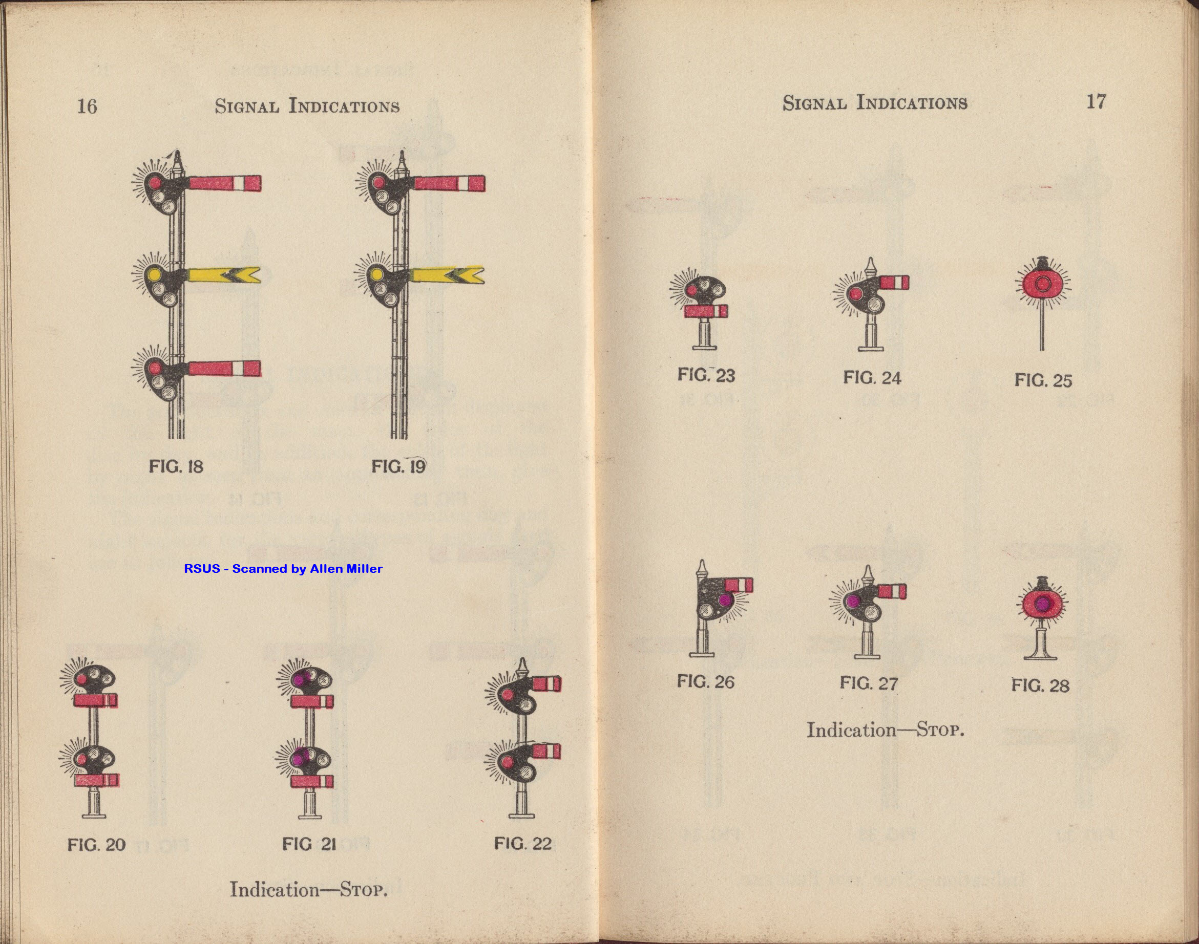 New York Central & Hudson River RR Signal Aspects 1912