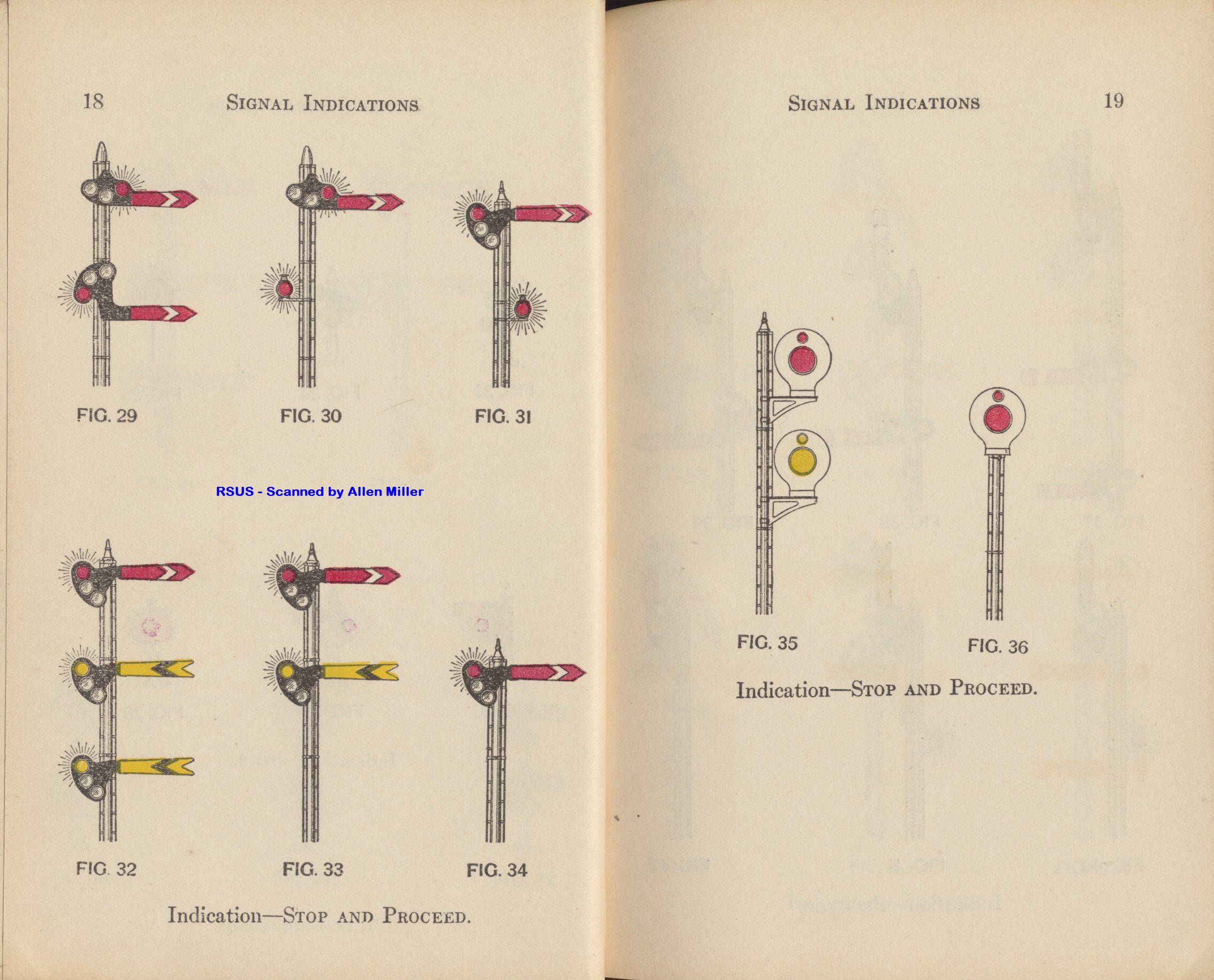New York Central & Hudson River RR Signal Aspects 1912