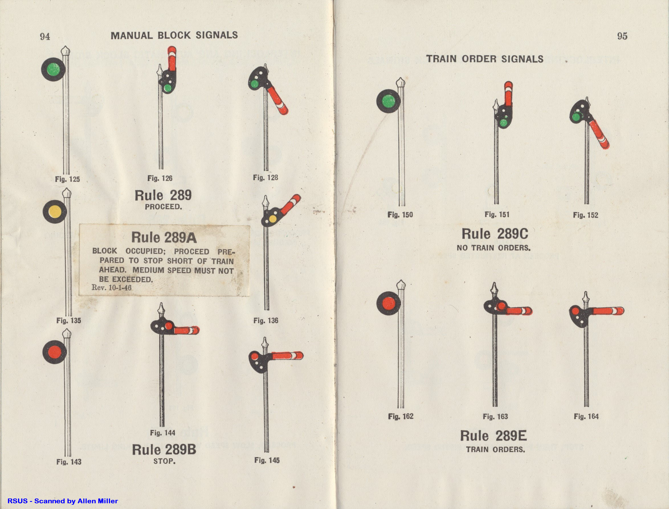 Rutland RR Signal Aspects 1937