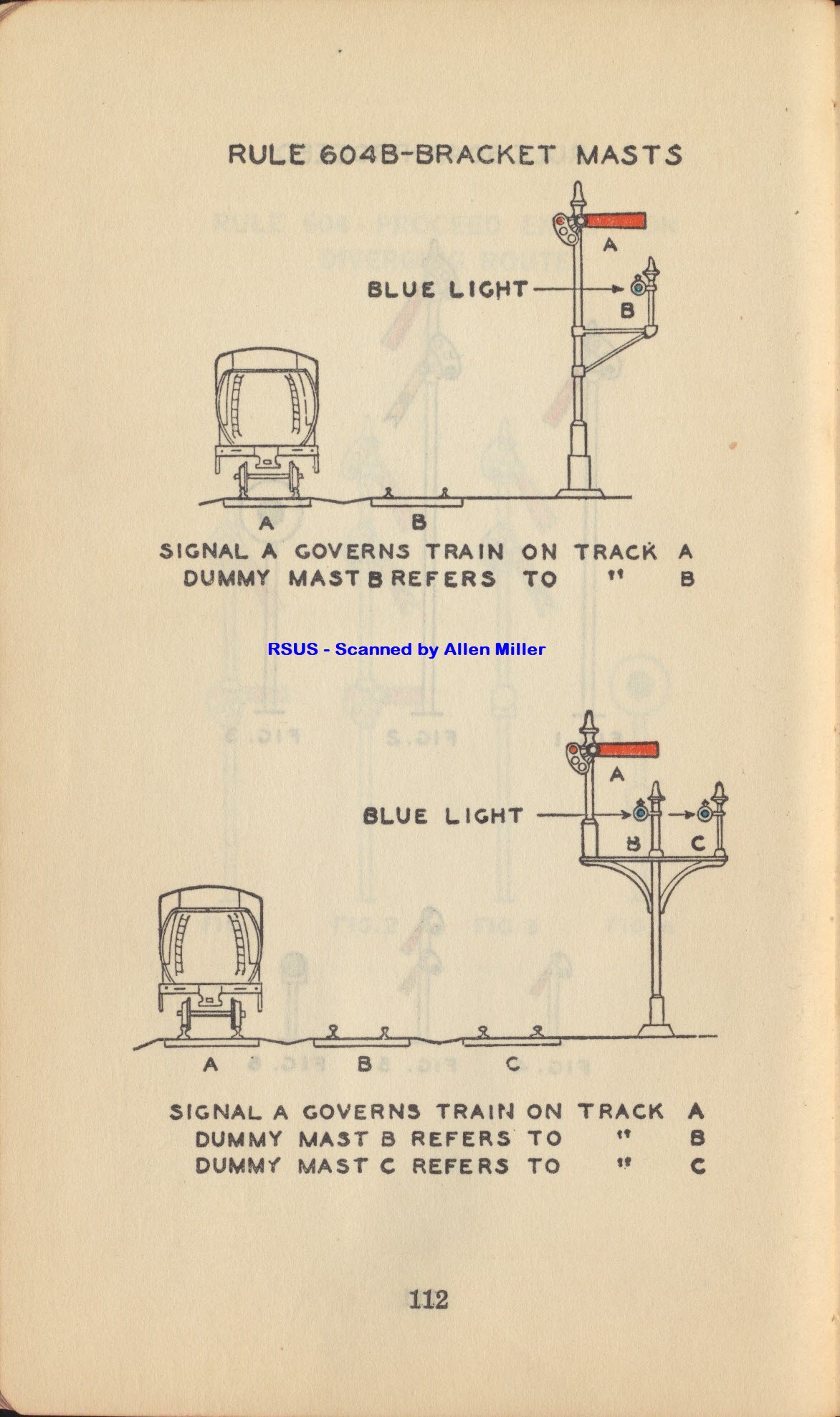 Southern PAcific Co Signal Aspects 1930
