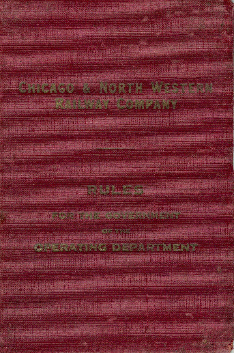 CNW Rwy Signal Aspects 1929