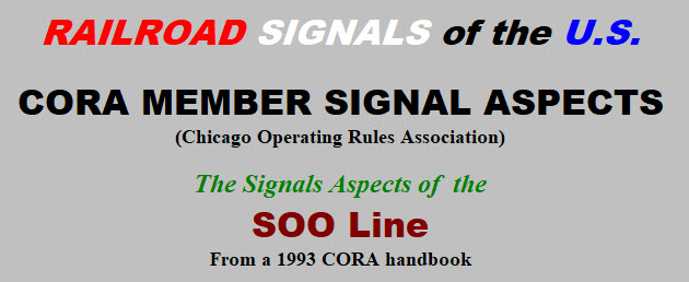 SOO Line CORA Signal Aspects