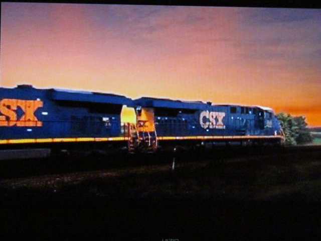 Trains in the movies and on TV