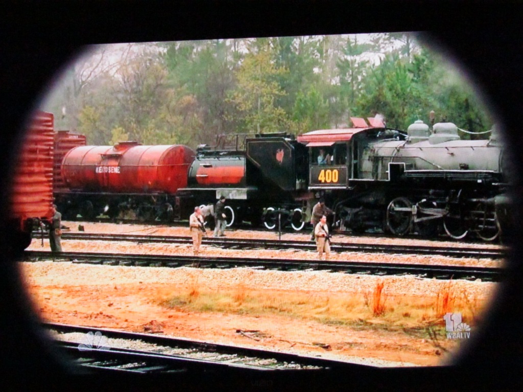 Trains in the movies and on TV