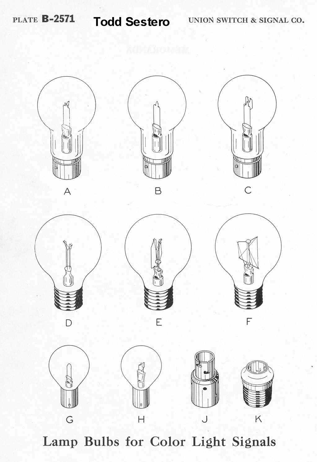 Railroad Light Bulbs RSUS