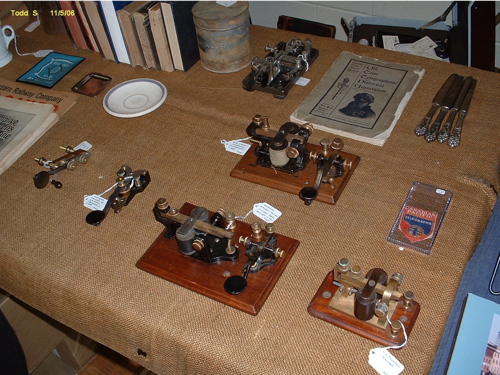 Railroad Phones and Telegraph Page