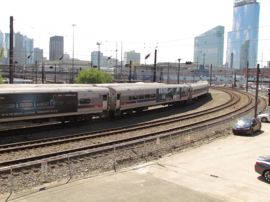 MARC, NJT, and AMTRAK running on SEPTA in Philly