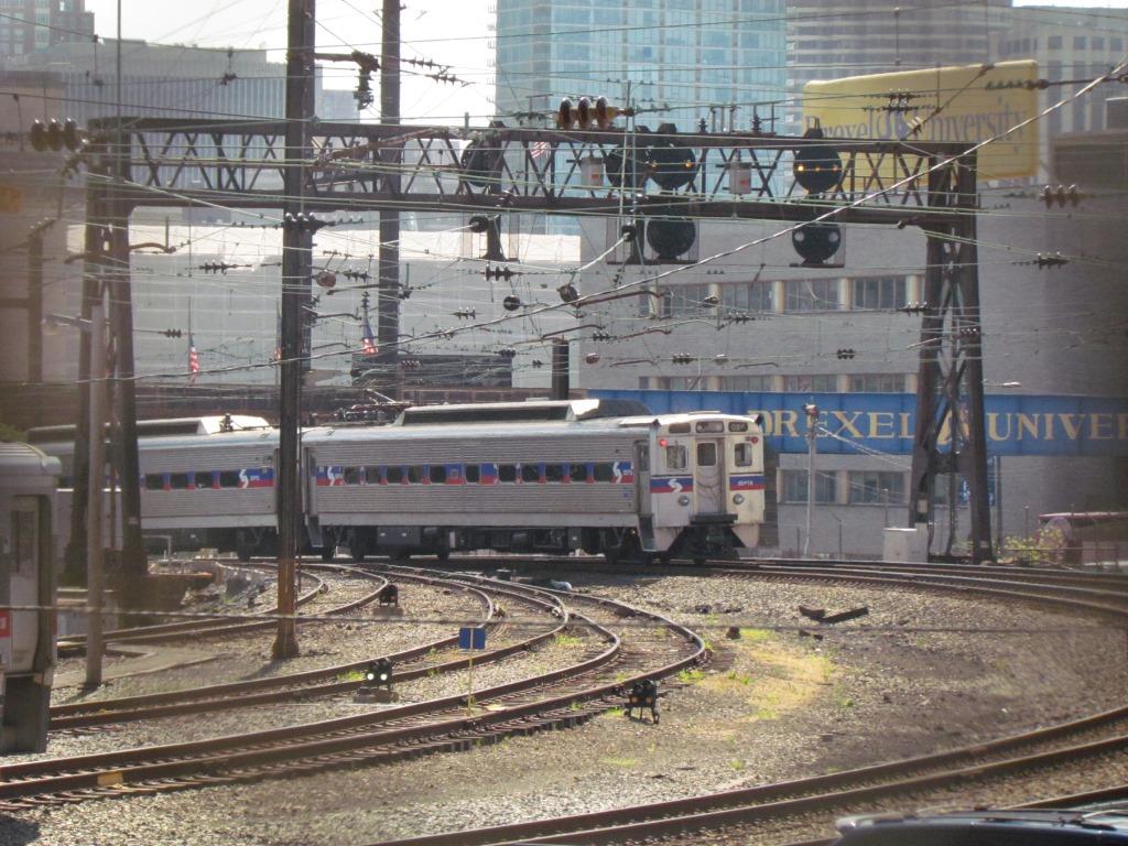 MARC, NJT, and AMTRAK running on SEPTA in Philly