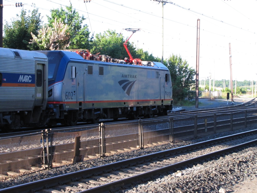 MARC, NJT, and AMTRAK running on SEPTA in Philly