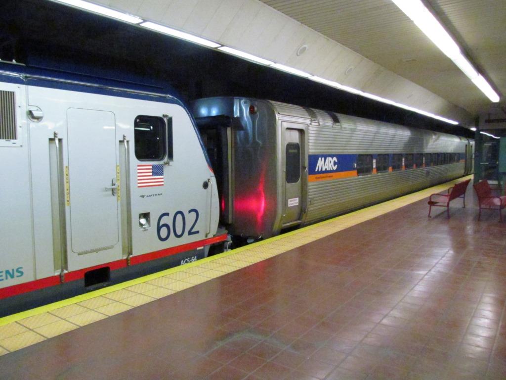 MARC, NJT, and AMTRAK running on SEPTA in Philly
