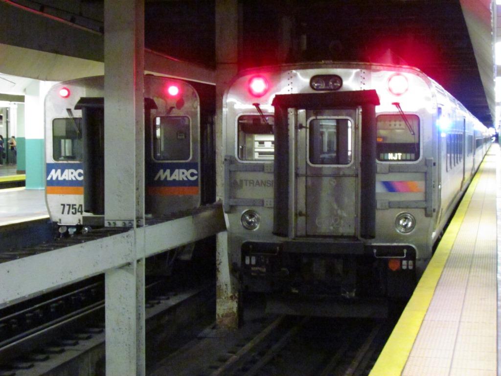 MARC, NJT, and AMTRAK running on SEPTA in Philly