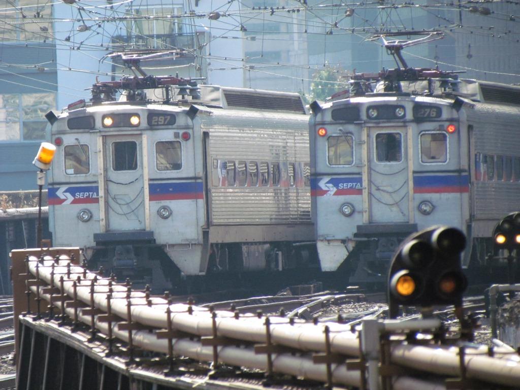 MARC, NJT, and AMTRAK running on SEPTA in Philly