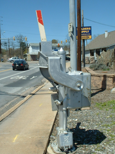 Pedestrian Crossing Gates - Railroad Signals of the US